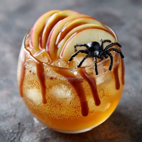Creepy Halloween Spider Cider Punch - Easy and Healthy Recipes