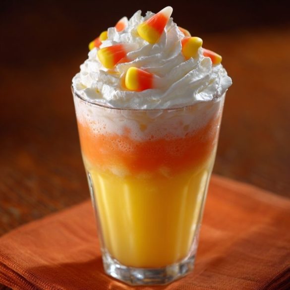 Super Easy Halloween Candy Corn Punch - Easy and Healthy Recipes
