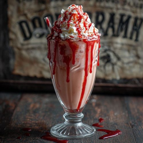 Frightful Zombie Brain Banana Rum Milkshake - Easy and Healthy Recipes