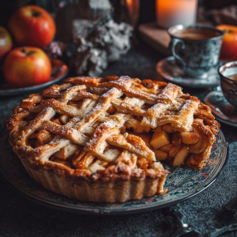 Mystical Halloween Poison Apple Pie - Easy and Healthy Recipes