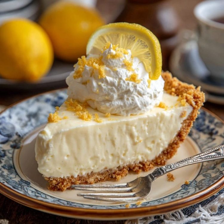 Luscious Lemon Cream Cheese Pie - Easy and Healthy Recipes