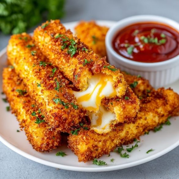 Crowd-Pleasing Cheddar Mozzarella Sticks - Easy and Healthy Recipes