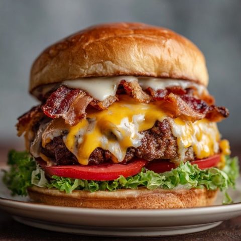 Ultimate Cheesy Bacon Burger - Easy and Healthy Recipes