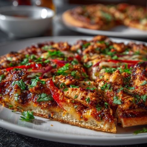 Loaded Chili Garlic Chicken Pizza - Easy and Healthy Recipes