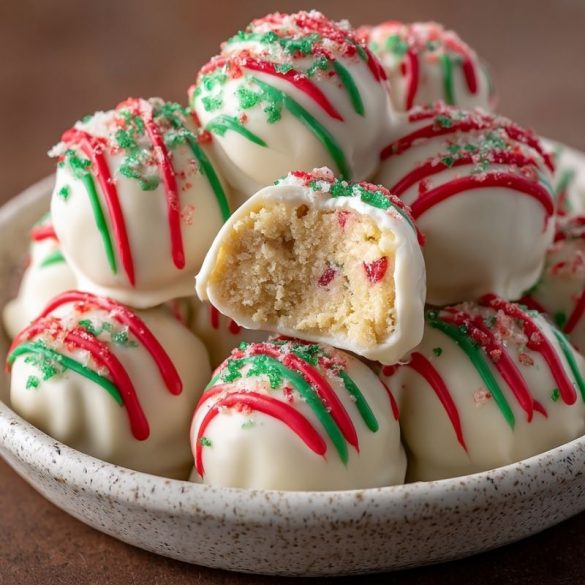 Christmas Tree Cake Truffles - Easy and Healthy Recipes