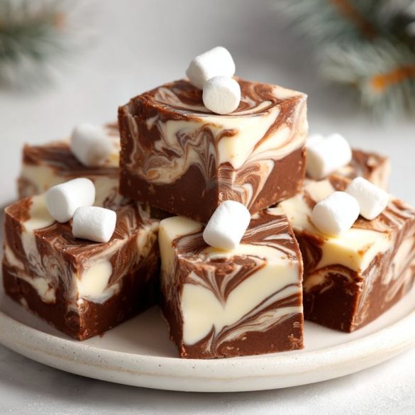 Marshmallow Swirl Fudge - Easy and Healthy Recipes