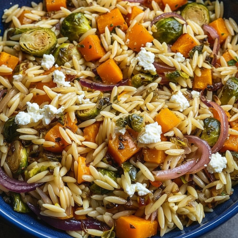 Best Fall Harvest Orzo Salad - Easy and Healthy Recipes