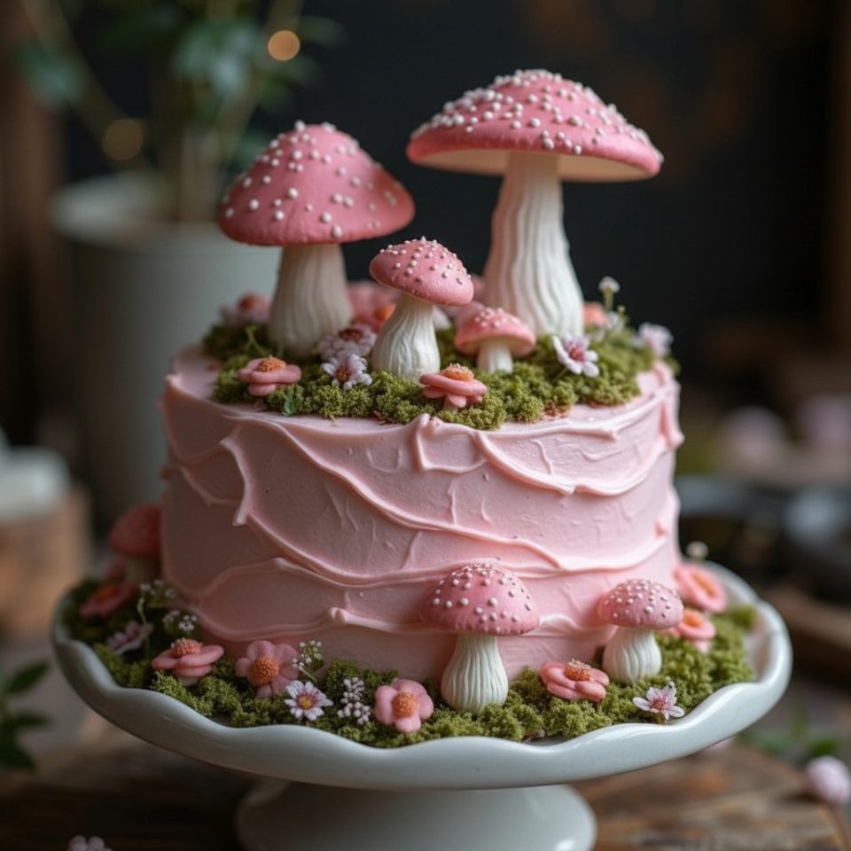 Magical Mushroom Cake - Easy and Healthy Recipes