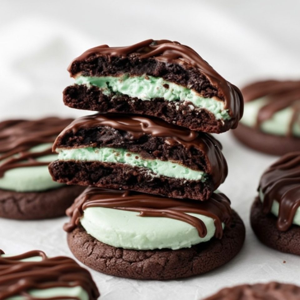 Decadent Chocolate Mint Cookies - Easy and Healthy Recipes
