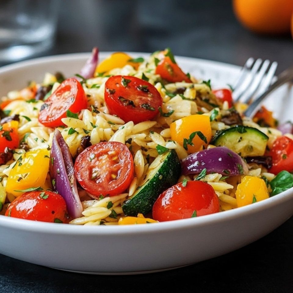 Delightful Roasted Vegetable Orzo - Easy and Healthy Recipes