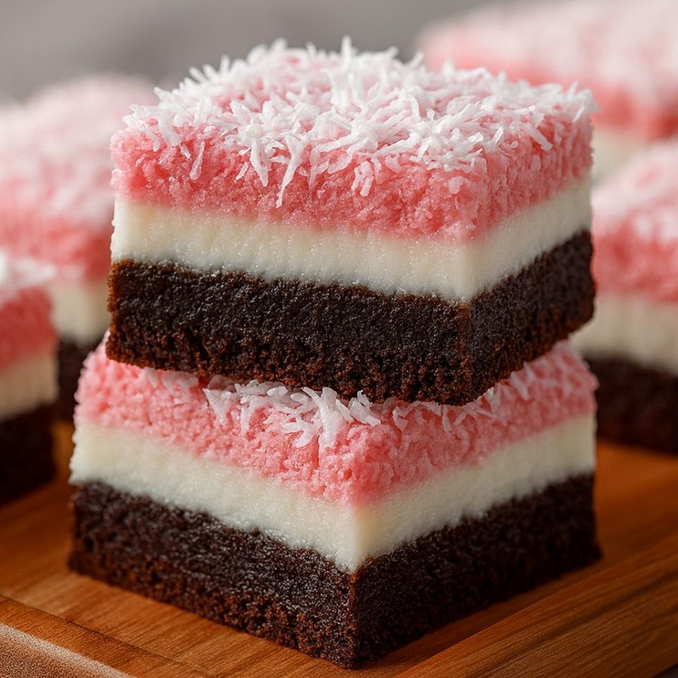 Easy Pink Coconut Snowball Cake Bars - Easy and Healthy Recipes