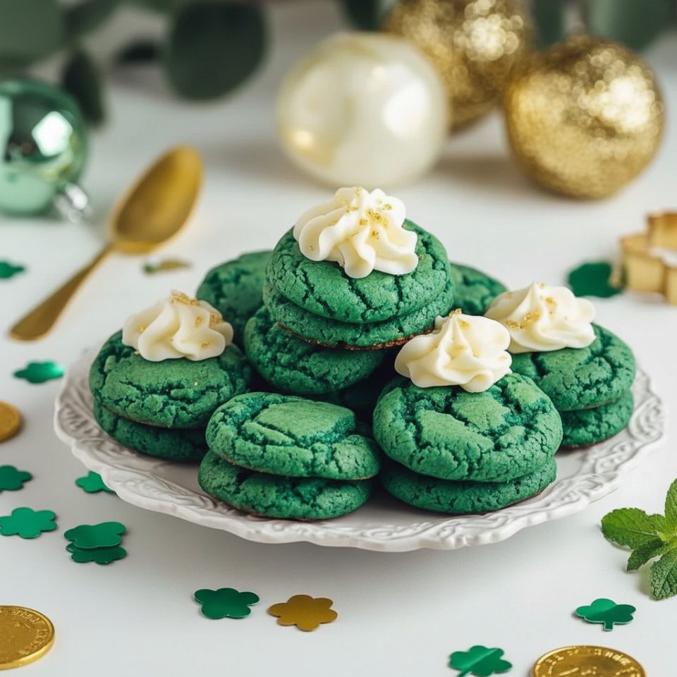 Soft Green Velvet Cookies - Easy and Healthy Recipes