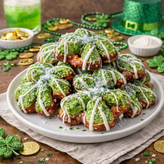Festive Green Shamrock Pretzels - Easy and Healthy Recipes