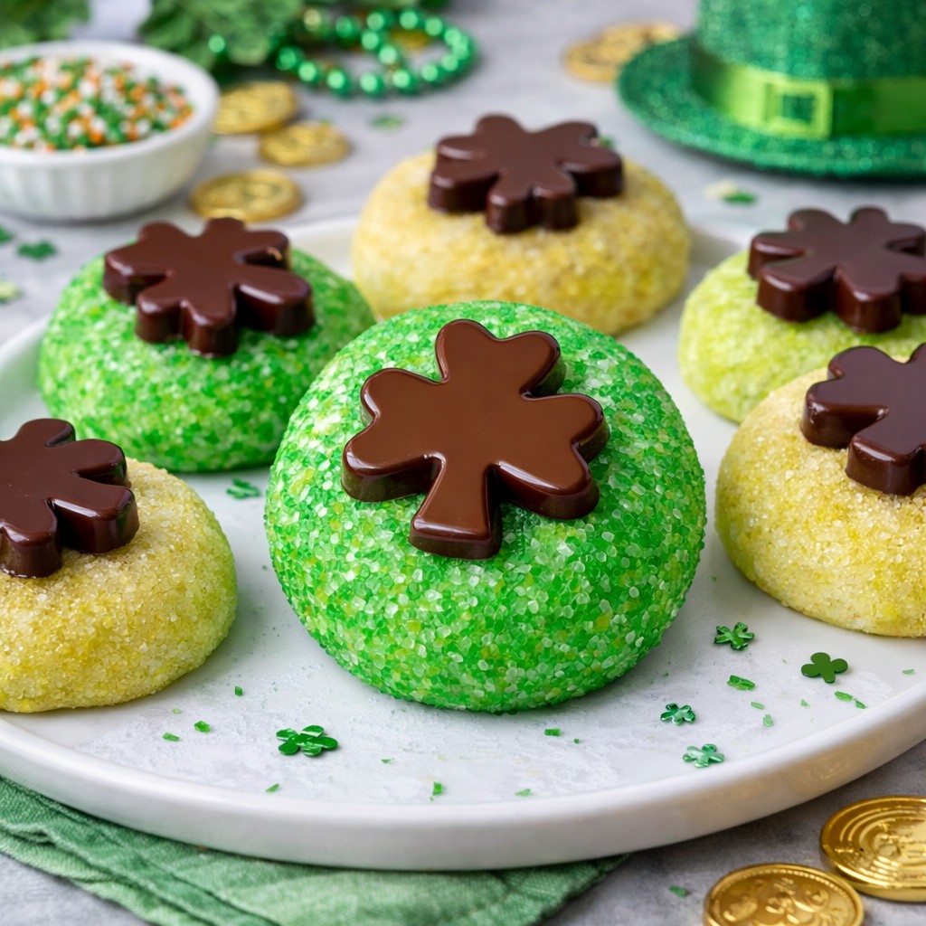 Delightful Green And Gold Sugar Cookies - Easy and Healthy Recipes