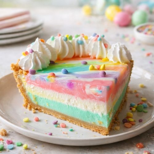 Creamy Easter No Bake Jello Pie - Easy and Healthy Recipes