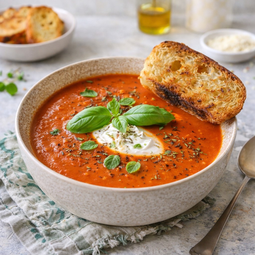 High Protein Tomato Soup - Easy and Healthy Recipes