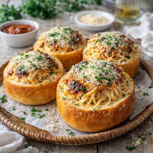 Spaghetti Garlic Bread - Easy and Healthy Recipes