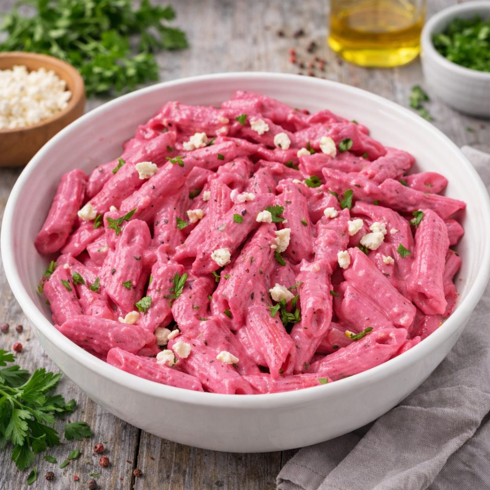Beetroot Sauce Pasta - Easy and Healthy Recipes