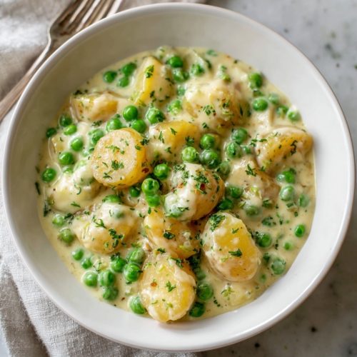 Creamed Peas And Potatoes - Easy and Healthy Recipes
