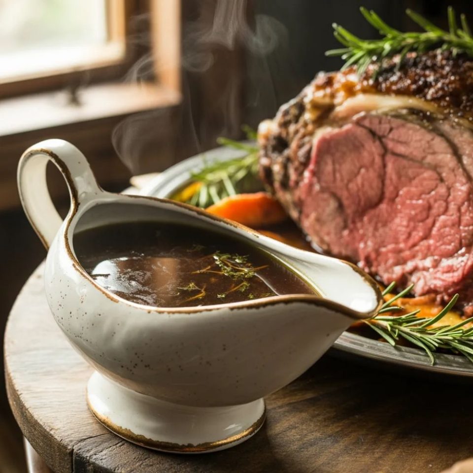 Au Jus as The Perfect Beef Dipping Sauce and Prime Rib Jus - Easy and ...