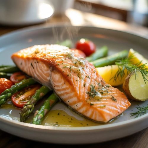 Pan Seared Salmon with Crispy Skin and Juicy Fillets - Easy and Healthy ...